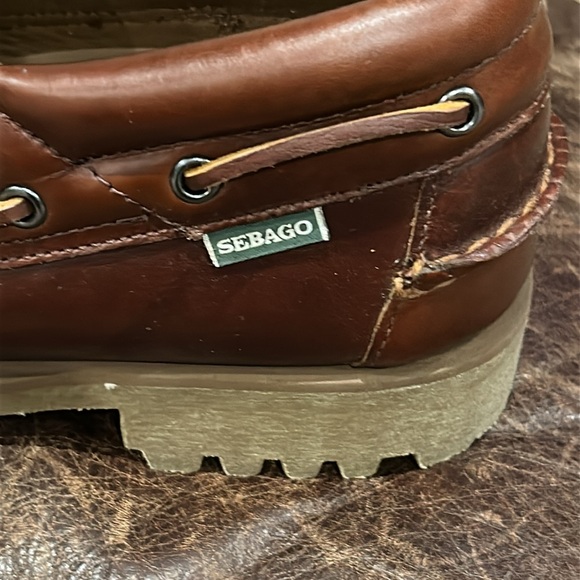 Sebago | Shoes | Nwot Sebago Mens Ranger Waxy Brown Leather Boat Shoes ...
